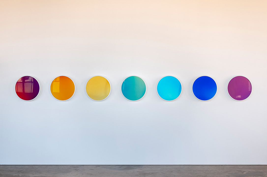 Seven Pure Structural Colour® Discs Installation | Sage Culture